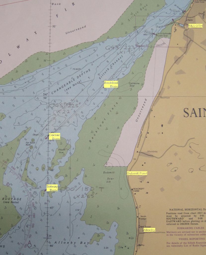 Piloting a ship up the Firth to Silloth | Solway Shore-walker