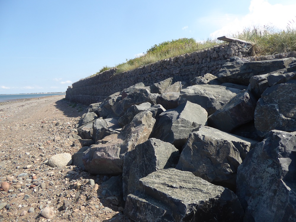 Protecting the coast: limestone rock armour | Solway Shore-walker