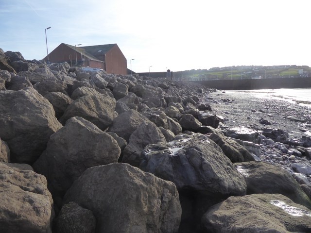Protecting the coast: limestone rock armour | Solway Shore-walker